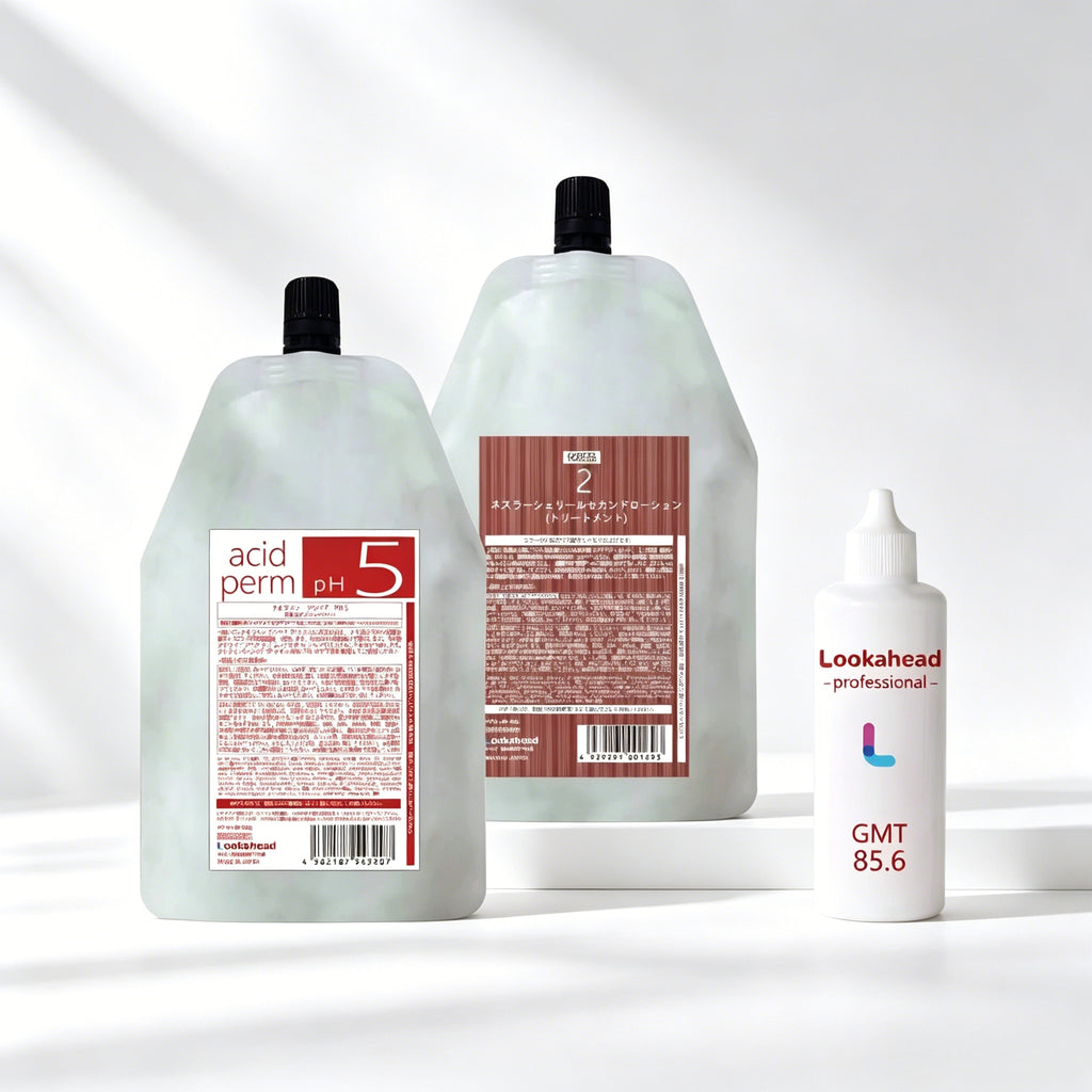 Lookahead pH5 Acid Perm Kit Gentle Formula for Heat Perm Damaged Hair ...